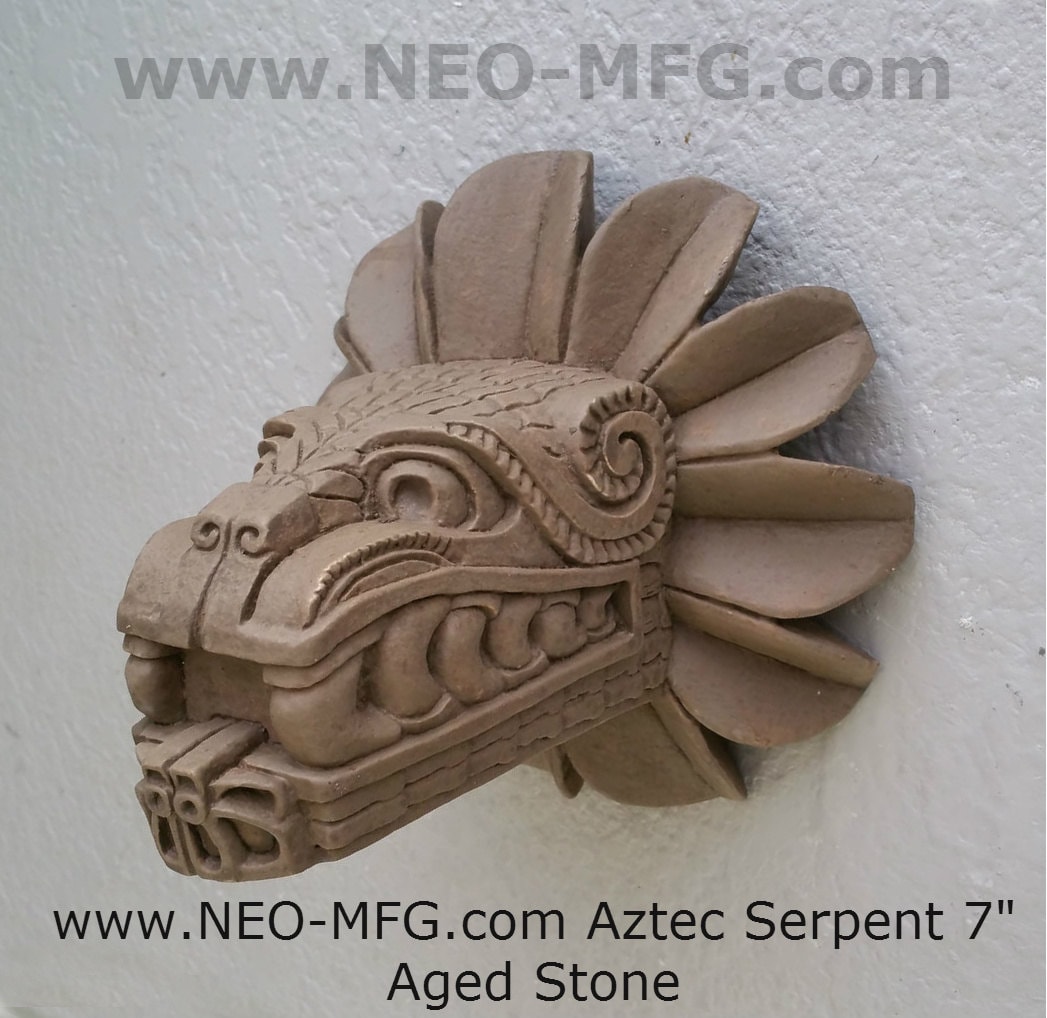 Aztec Serpent Head