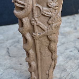 Sumerian Libation Cup of King Gudea Caduceus Votive Chalice Statue ...