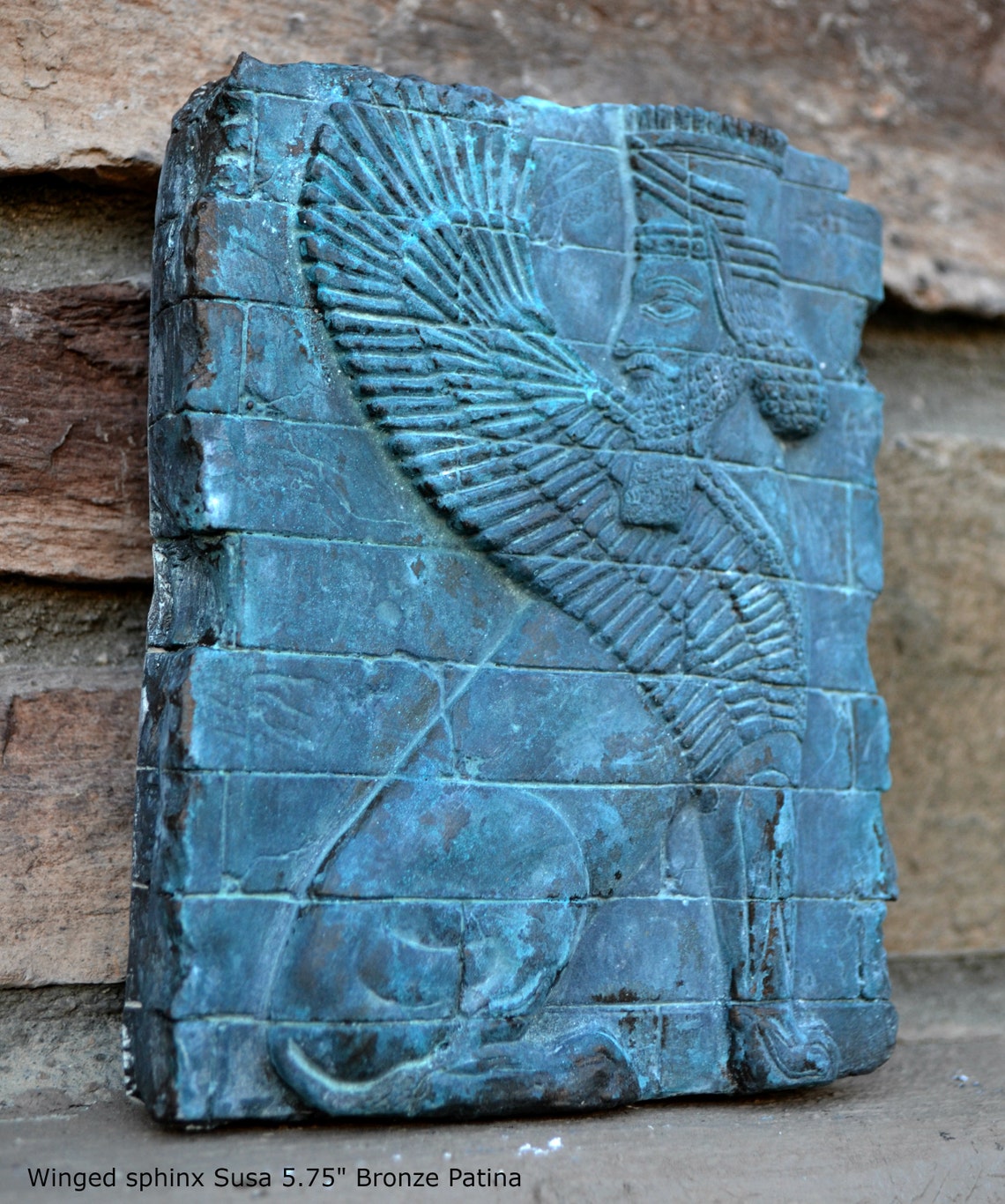 Assyrian Sumerian Winged Sphinx Susa Lion Shedu Palace Darius - Etsy