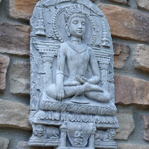 Asia Angkor Buddha Murda Artifact Wall Sculpture Statue 16" Www.neo-mfg ...