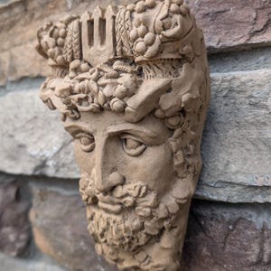 Roman Greek Neptune Face Wall Mythical Plaque Sculptural Relief Www.neo ...