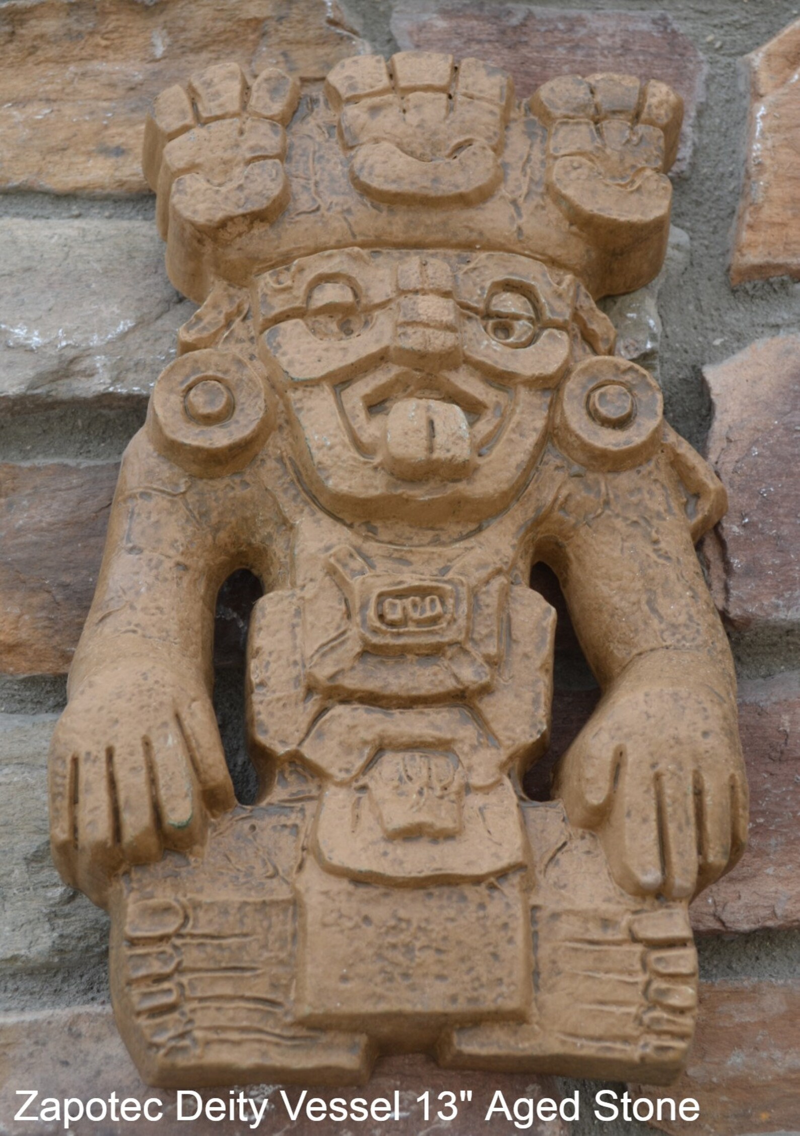 History Aztec Maya Zapotec Cocijo Deity Vessel Stele Totem Artifact ...