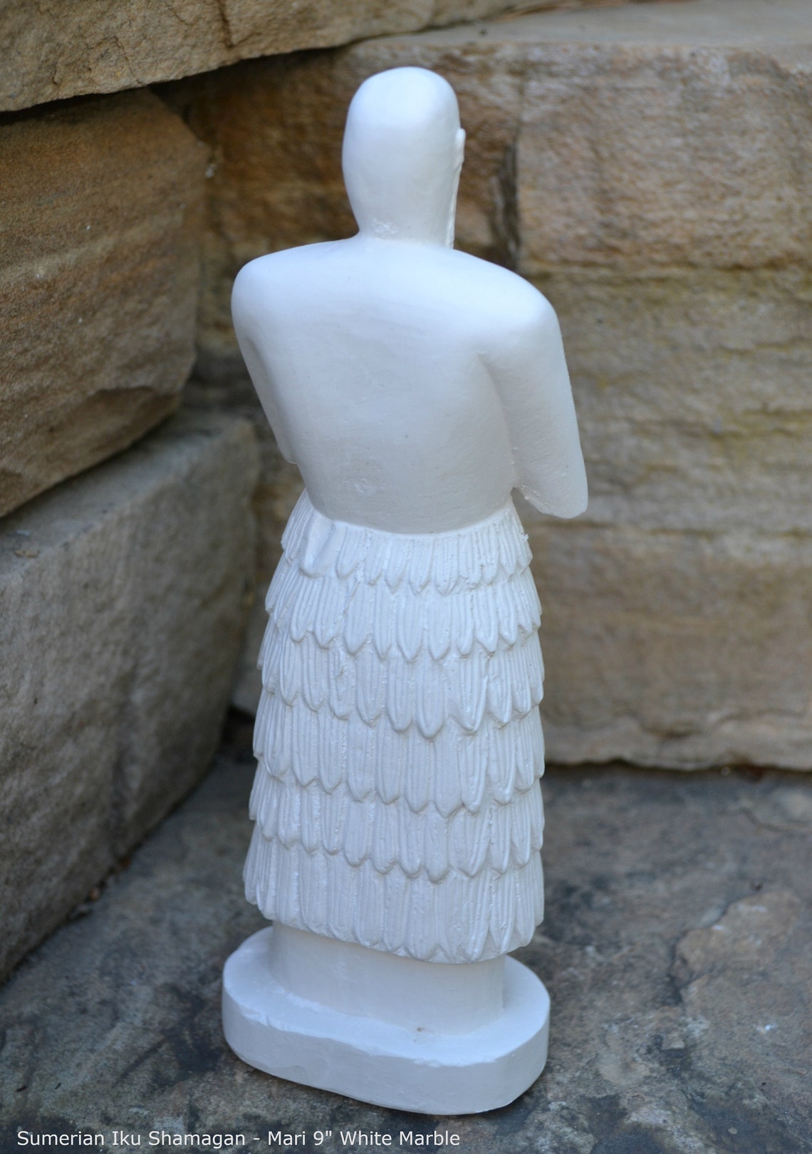 Sumerian Iku Shamagan - Mari - Temple of Ninni-zaza Statue Sculpture 9 ...