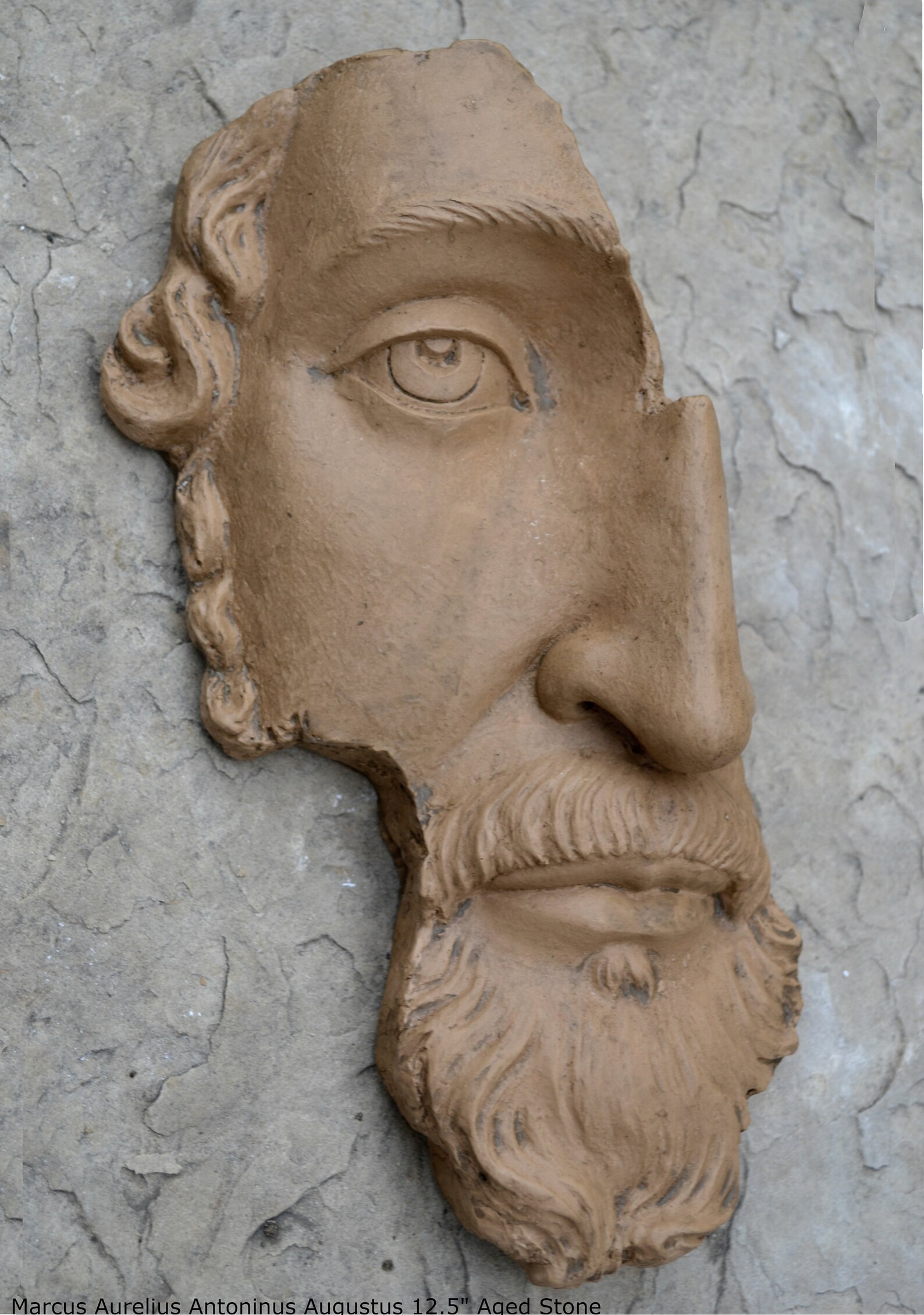 Marcus Aurelius Antoninus Augustus 3D Portrait Face Wall | Etsy
