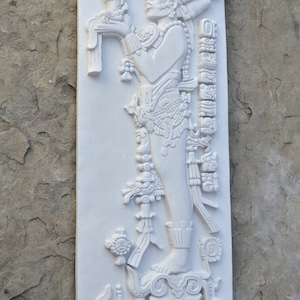 Aztec Mayan Chambalu Temple Foliated Cross Center Left K'inich Kan ...