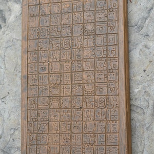 Aztec Mayan Glyph Panel Wall Plaque Fragment Relief Www.neo-mfg.com 10 ...