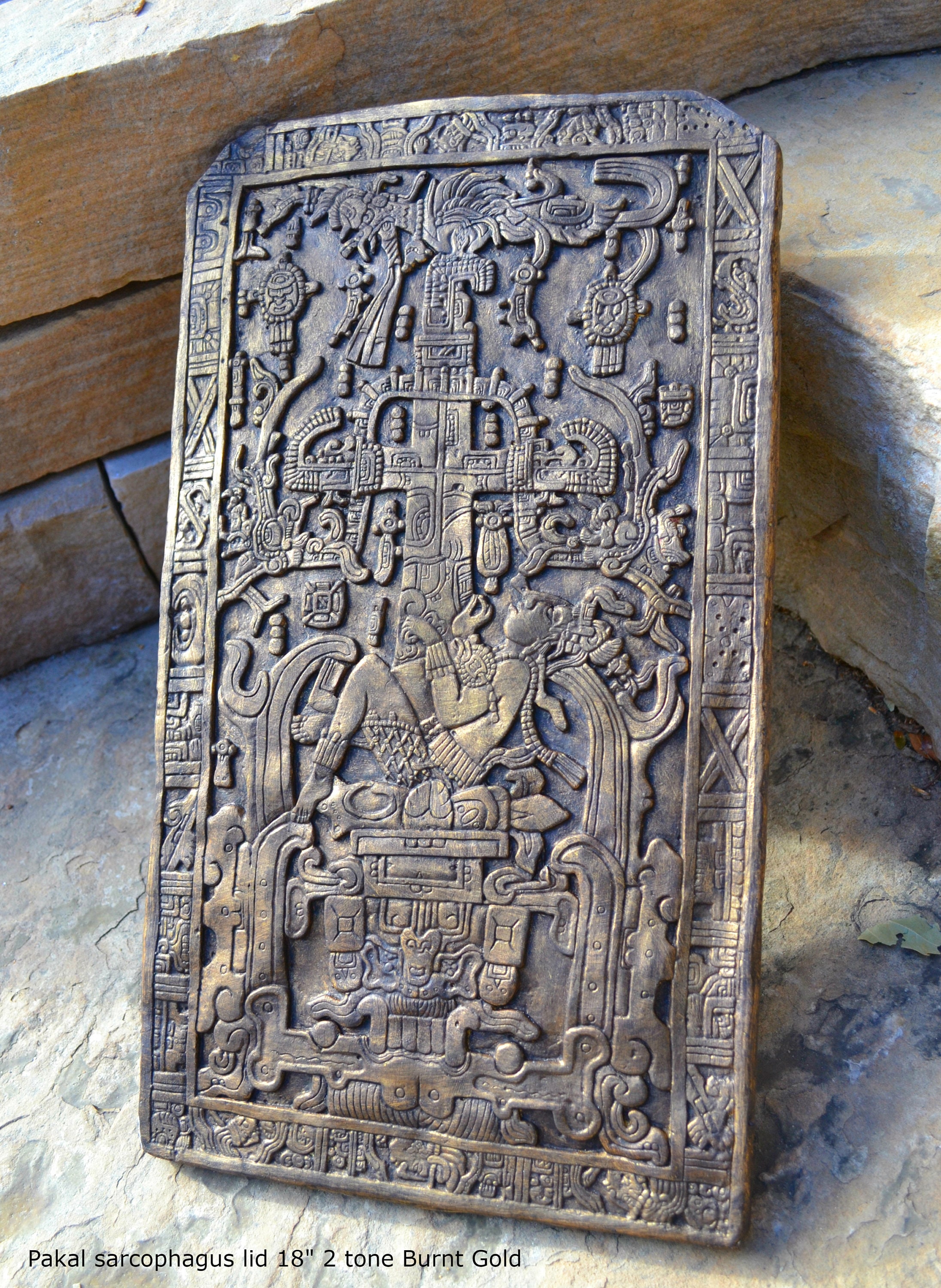 History Aztec Mayan Sarcophagus of King Kinich Janaab Pakal | Etsy