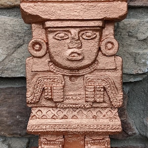 History Aztec Maya Chalchiuhtlicue Teotihuacan Stele Totem Artifact ...