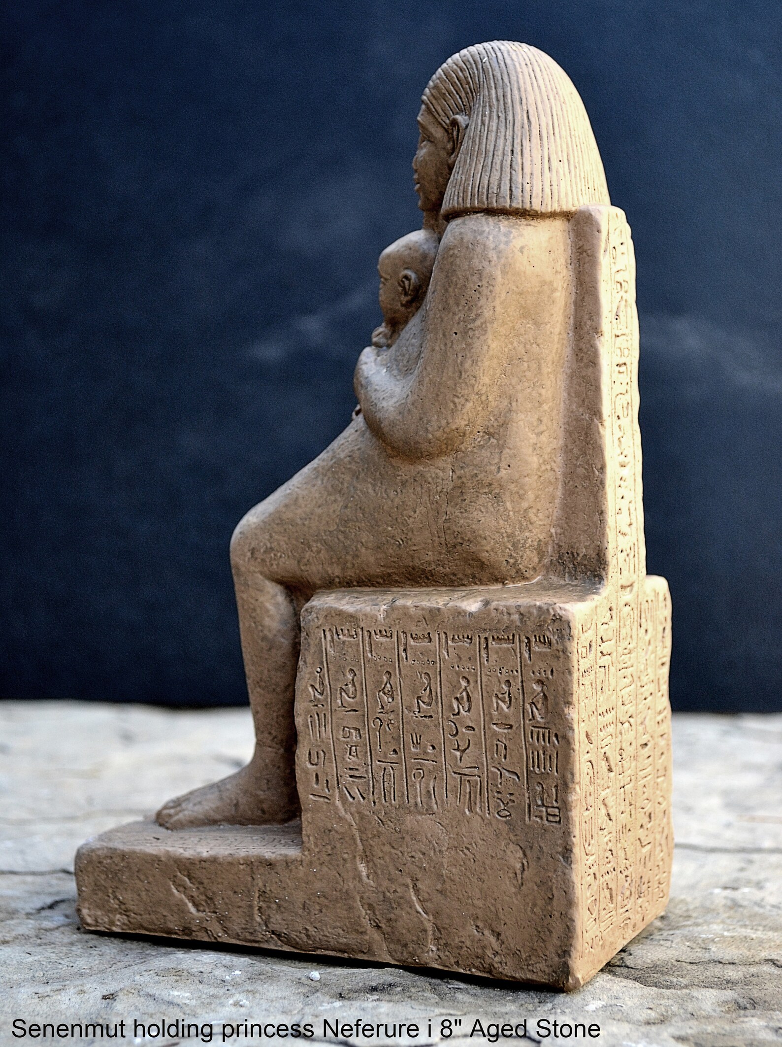 History Egyptian Senenmut Holding Princess Neferure I Artifact - Etsy