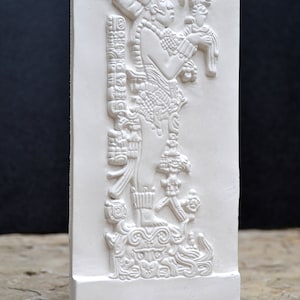 Aztec Mayan Temple Foliated Cross Center Left K'inich Kan Bahlam II ...
