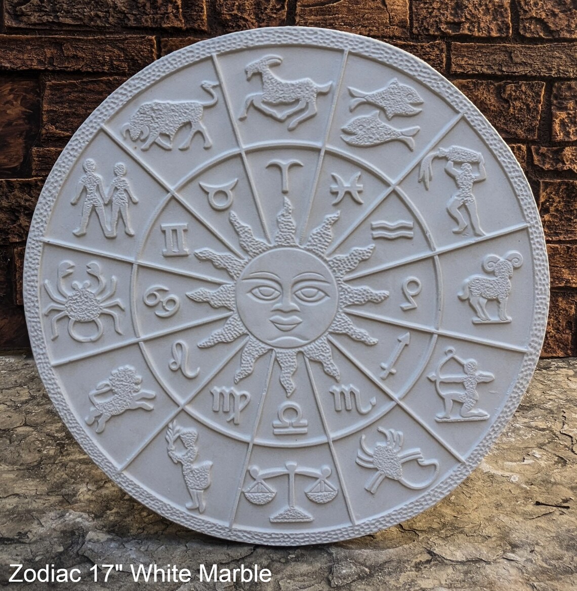 Zodiac Signs Wall Plaque Relief Sculpture Www.neo-mfg.com 17" - Etsy