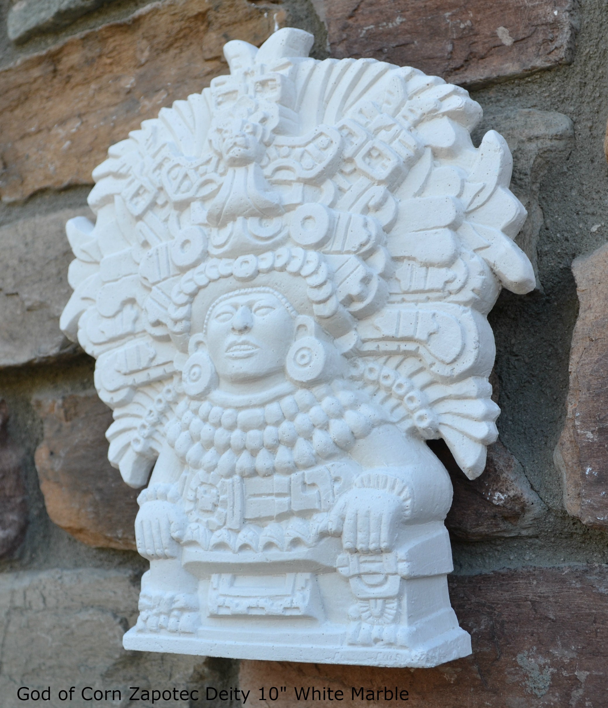 History Aztec Maya Mesoamerica God of Corn Zapotec Deity Vessel Wall ...