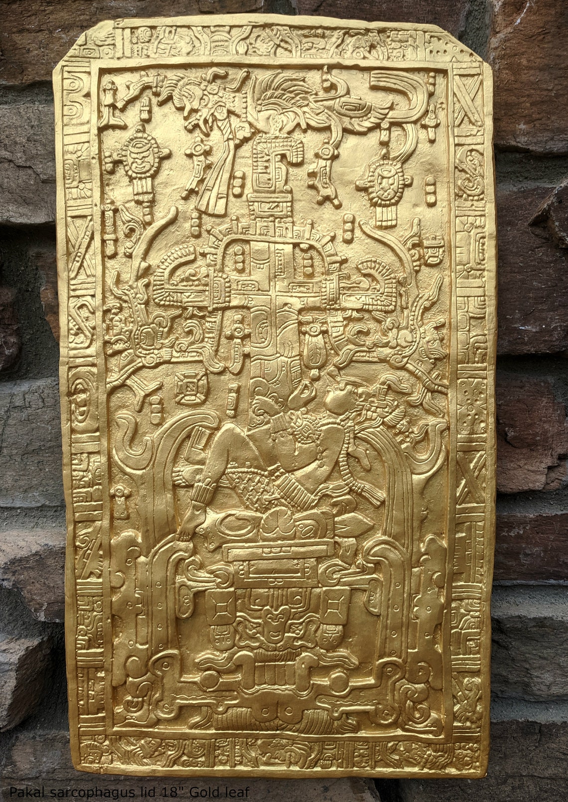 History Aztec Mayan Sarcophagus of King Kinich Janaab Pakal | Etsy