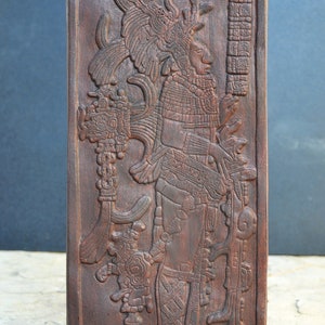 Aztec Mayan Temple Foliated Cross Left Side K'inich Kan Bahlam II ...