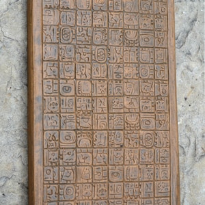 Aztec Mayan Glyph Panel Wall Plaque Fragment Relief Www.neo-mfg.com 10 ...