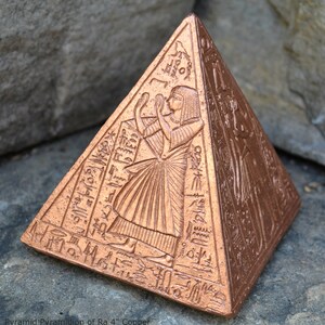 Egyptian Pyramid Pyramidion of Ramose Ra Artifact Carving Sculpture ...
