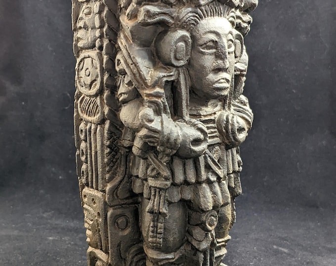 Aztec Maya Mesoamerica Totem Stela Carving Artifact Stelae 8.25" - Etsy