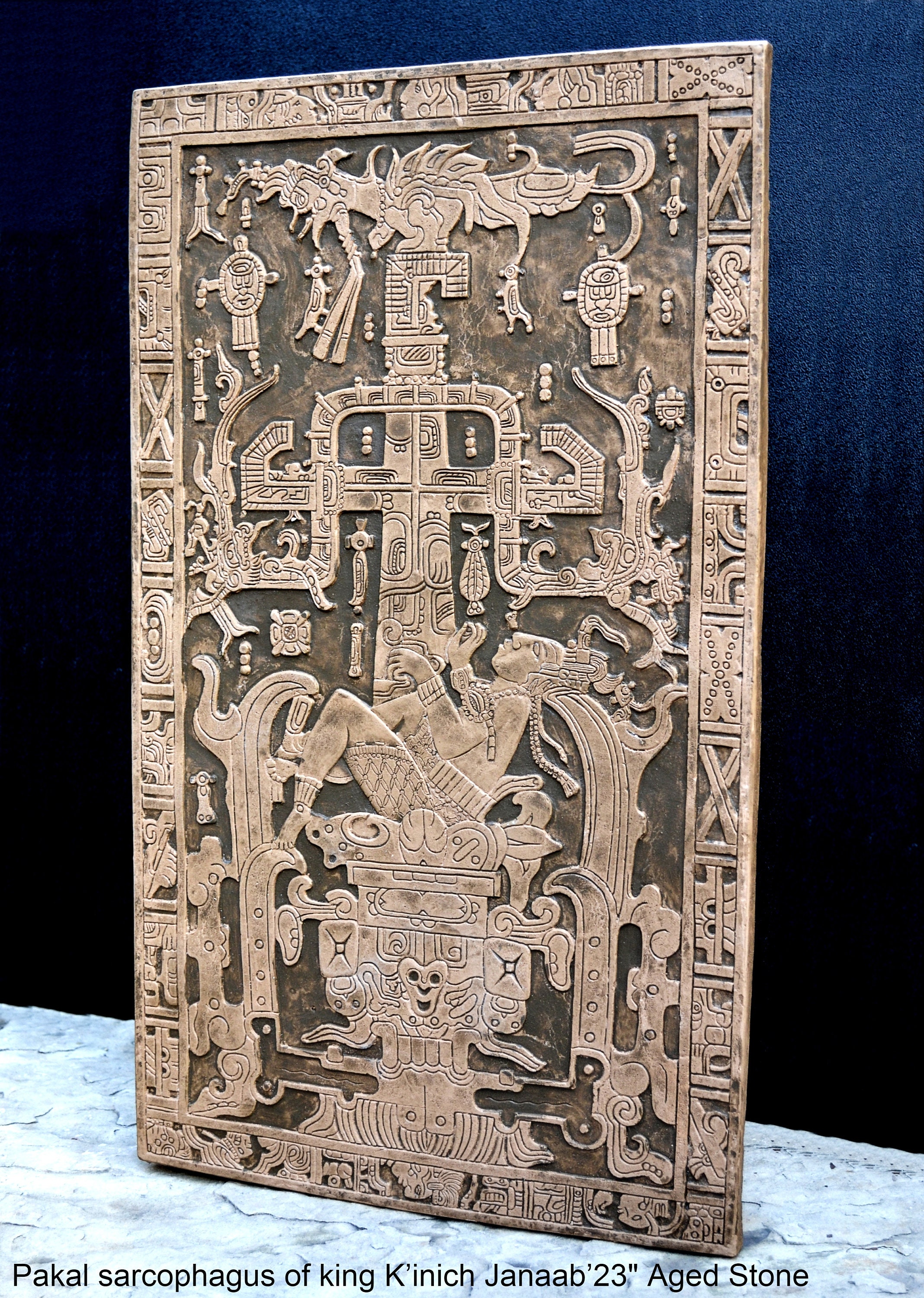 Mayan Astronaut 3d Carving