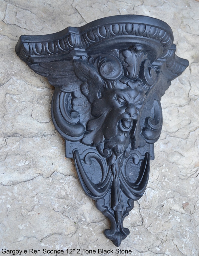 Gargoyle Satyr Wall Shelf Corbel Grotesque Goblin Sculpture - Etsy