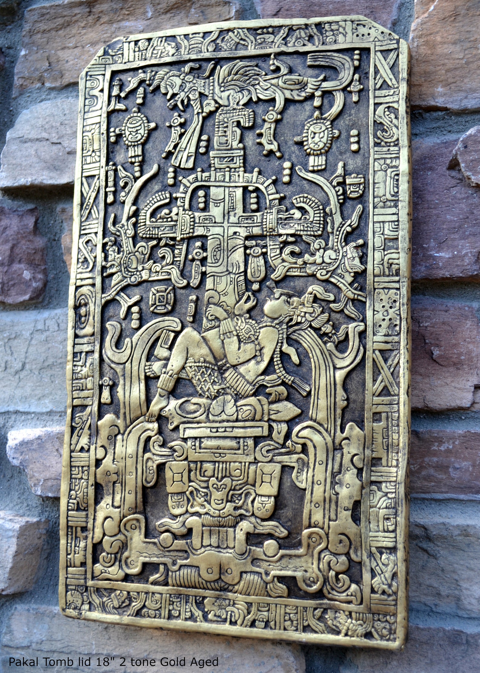 History Aztec Mayan Sarcophagus of King Kinich Janaab Pakal | Etsy