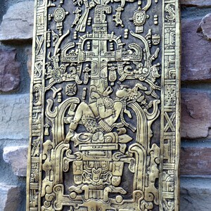 History Aztec Mayan Sarcophagus of King K’inich Janaab’ Pakal Wall ...