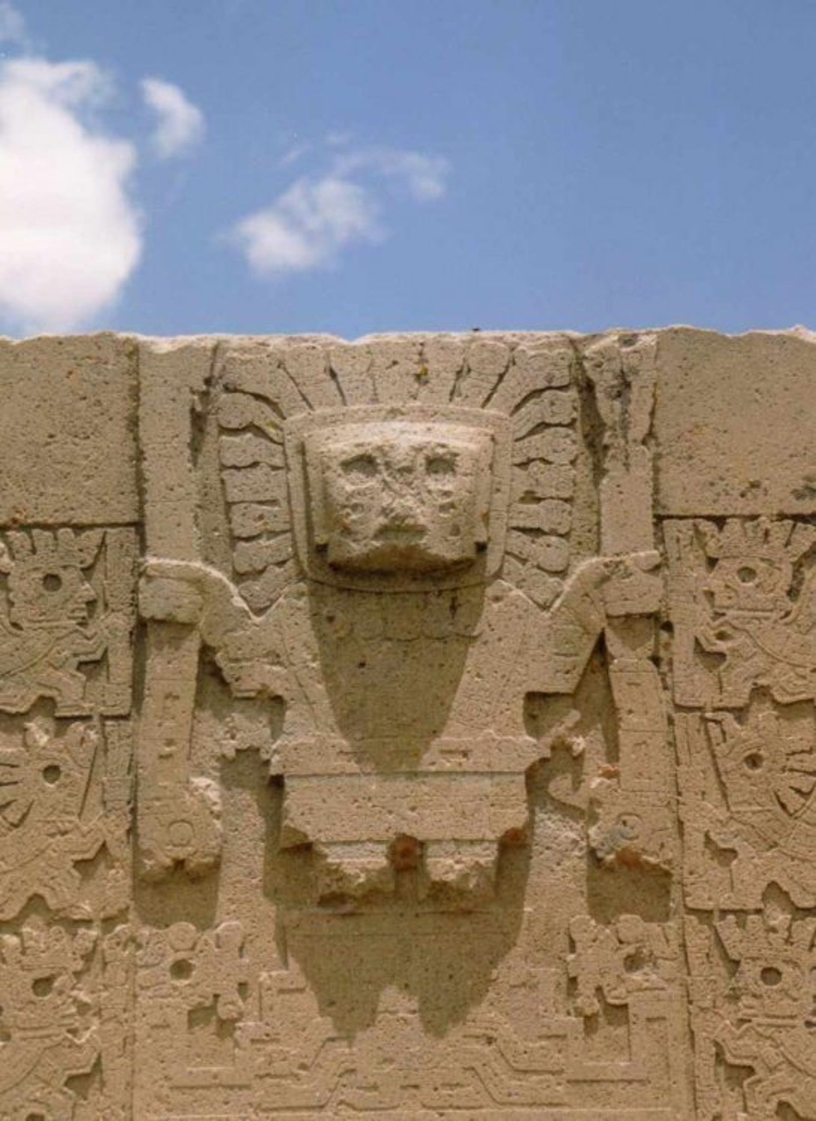 Inca Viracocha Tiwanaku Gateway Sun Sculptural Wall Relief Plaque 6 ...
