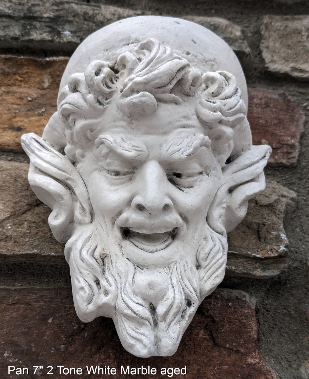 Pan Gargoyle Satyr Faun Wall Mephistopheles Corbel Keystone Grotesque ...