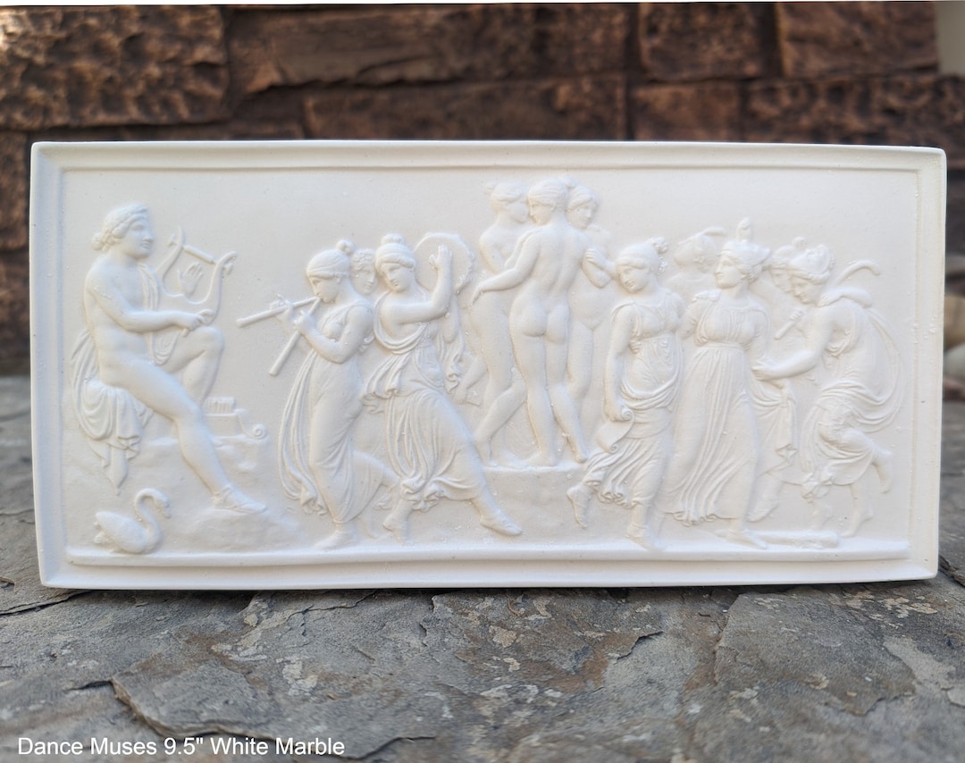 Roman Greek Thorvaldsen Dance Muses Apollo Plaque Wall Relief Www.neo ...