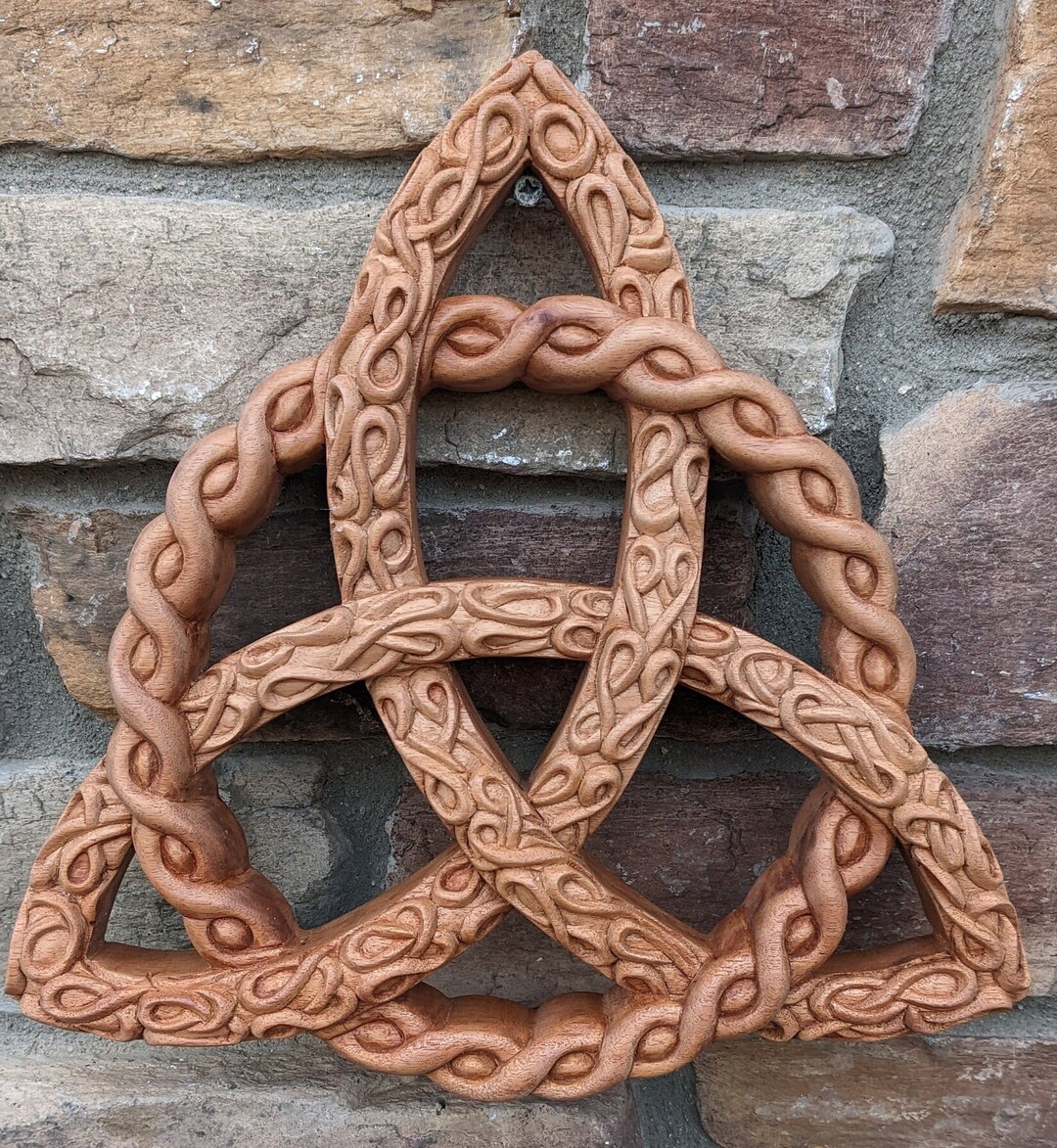 Celtic Decor Trinity Knot Triquetra Wall Plaque Sculpture Irish Www.neo ...
