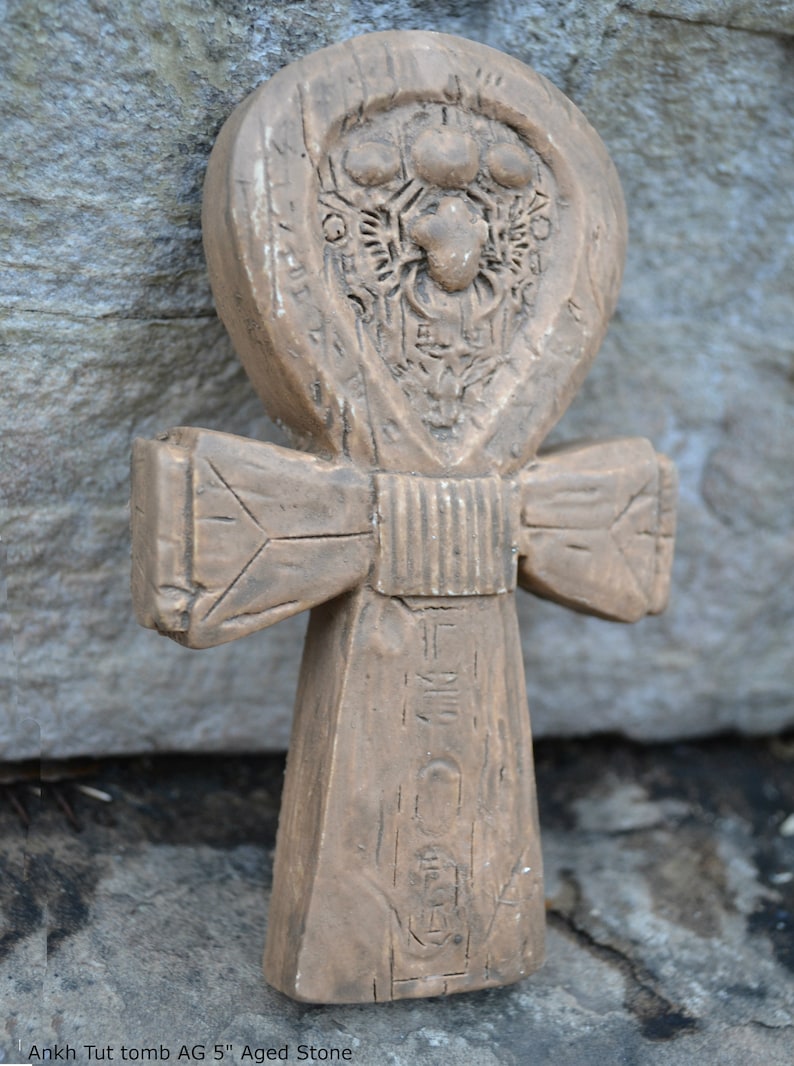 History Egyptian Ankh Tut Tomb Carved Sculpture Statue | Etsy