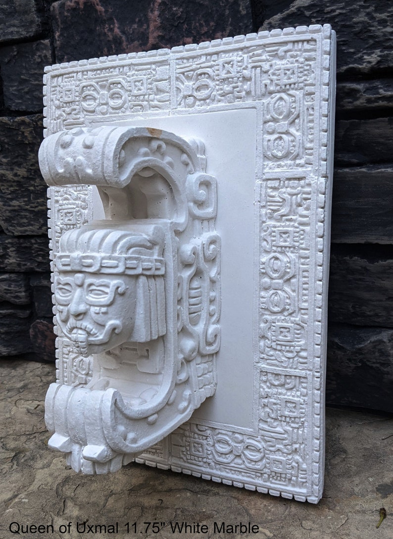 Aztec Mayan Queen of Uxmal Architectural Element Bust - Etsy