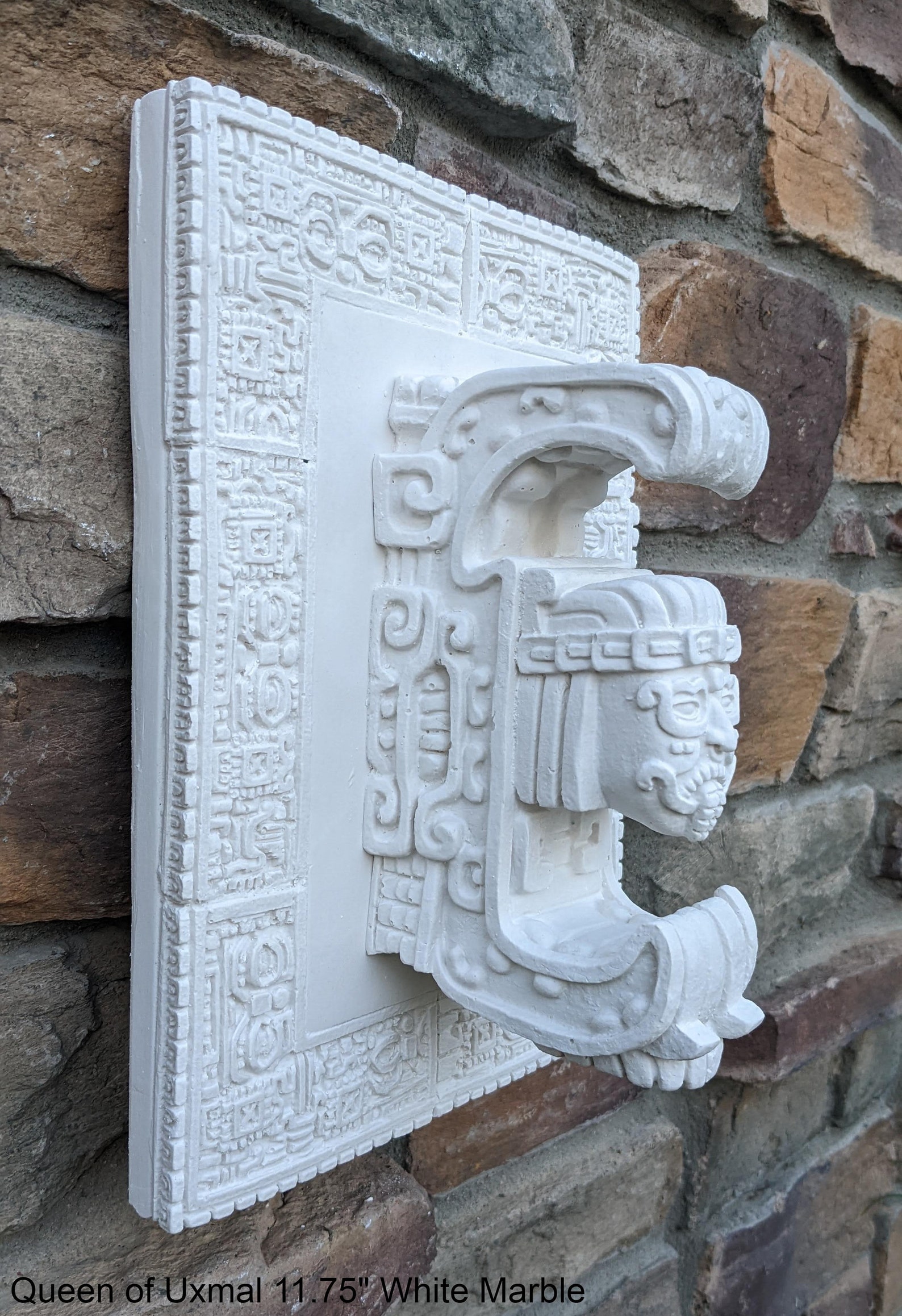Aztec Mayan Queen of Uxmal Architectural Element Bust - Etsy
