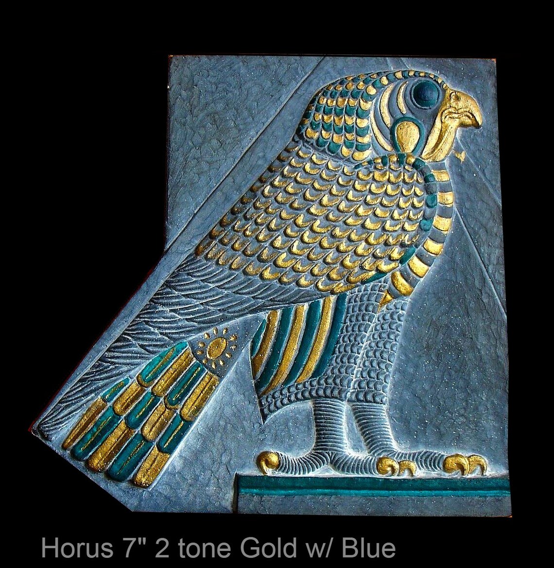 History Egyptian Horus Sculptural Wall Relief Plaque Www.neo-mfg.com 7 ...