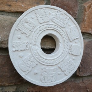 History Aztec Maya Long Count Calendar Glyph Artifact Carved Stone ...