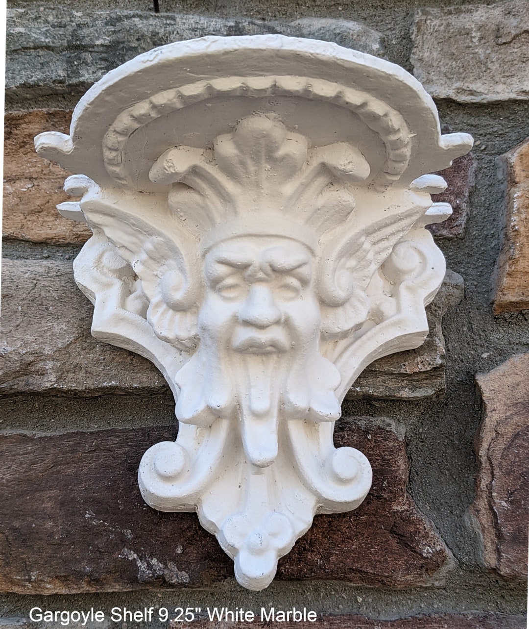 Gargoyle Satyr Wall Shelf Corbel Grotesque Goblin Sculpture Www.neo-mfg ...