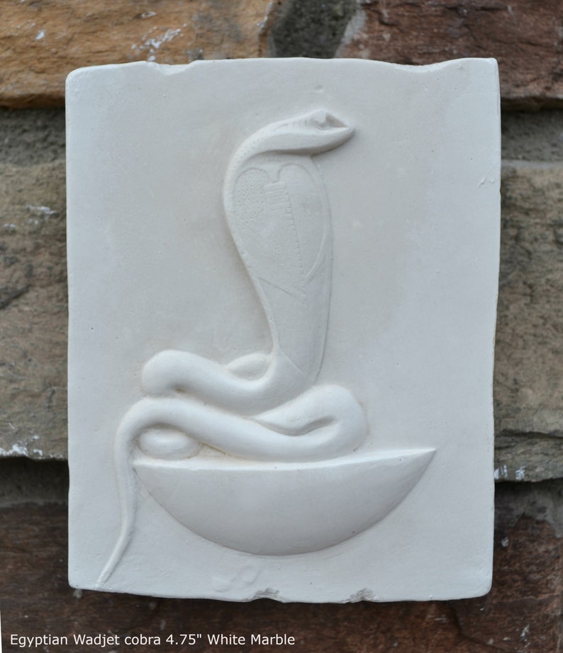 History Egyptian Wadjet Cobra Stela Fragment Sculptural Wall Relief ...