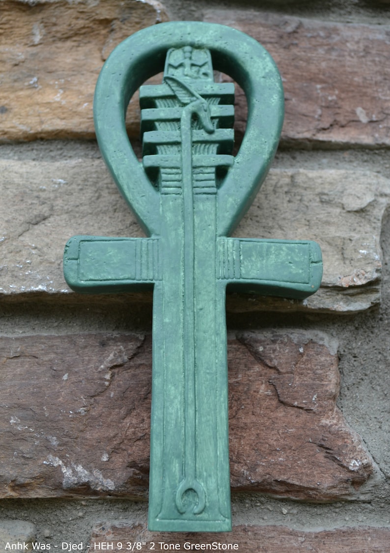 History Egyptian Ankh Artifact Sculpture Statue 9 Tall - Etsy