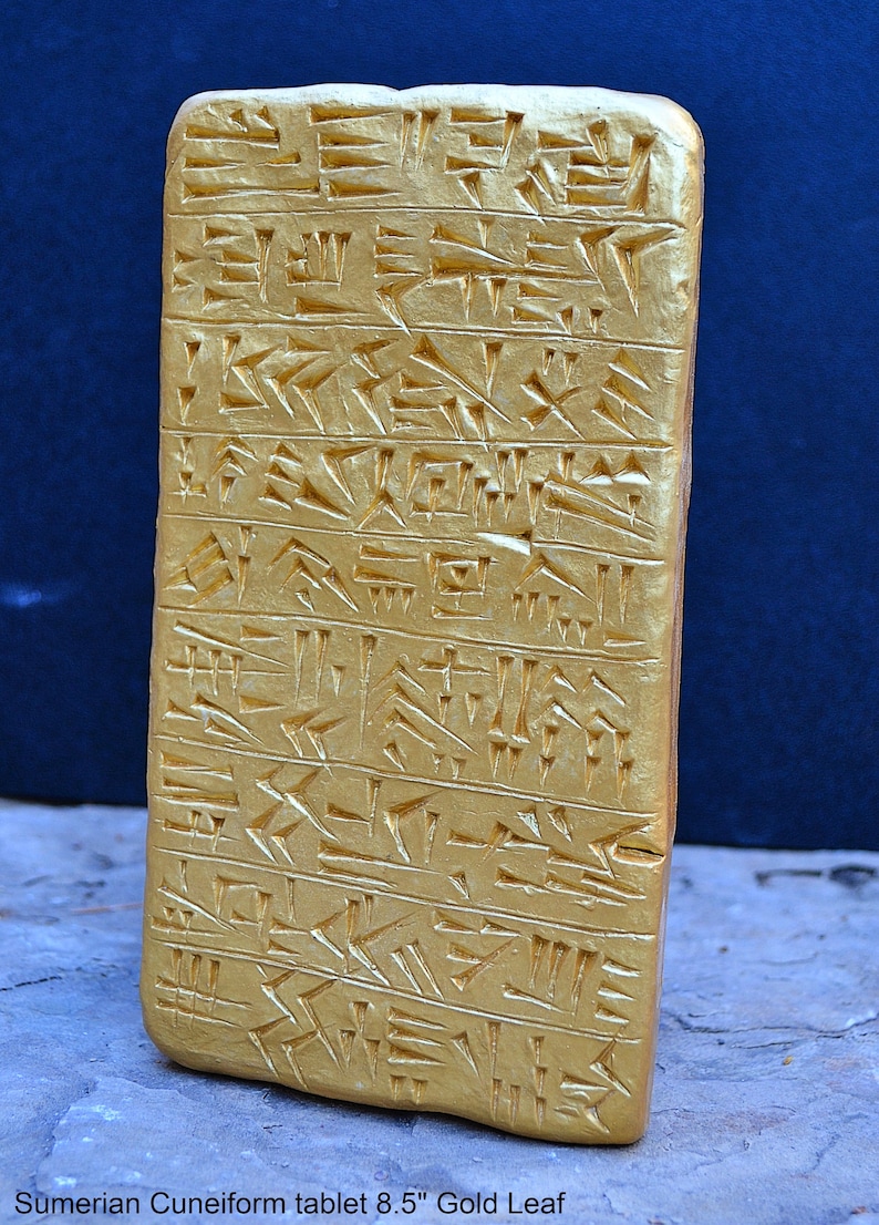 Sumerian Cuneiform Tablet Sculptural Wall Relief Plaque Www.neo-mfg.com ...