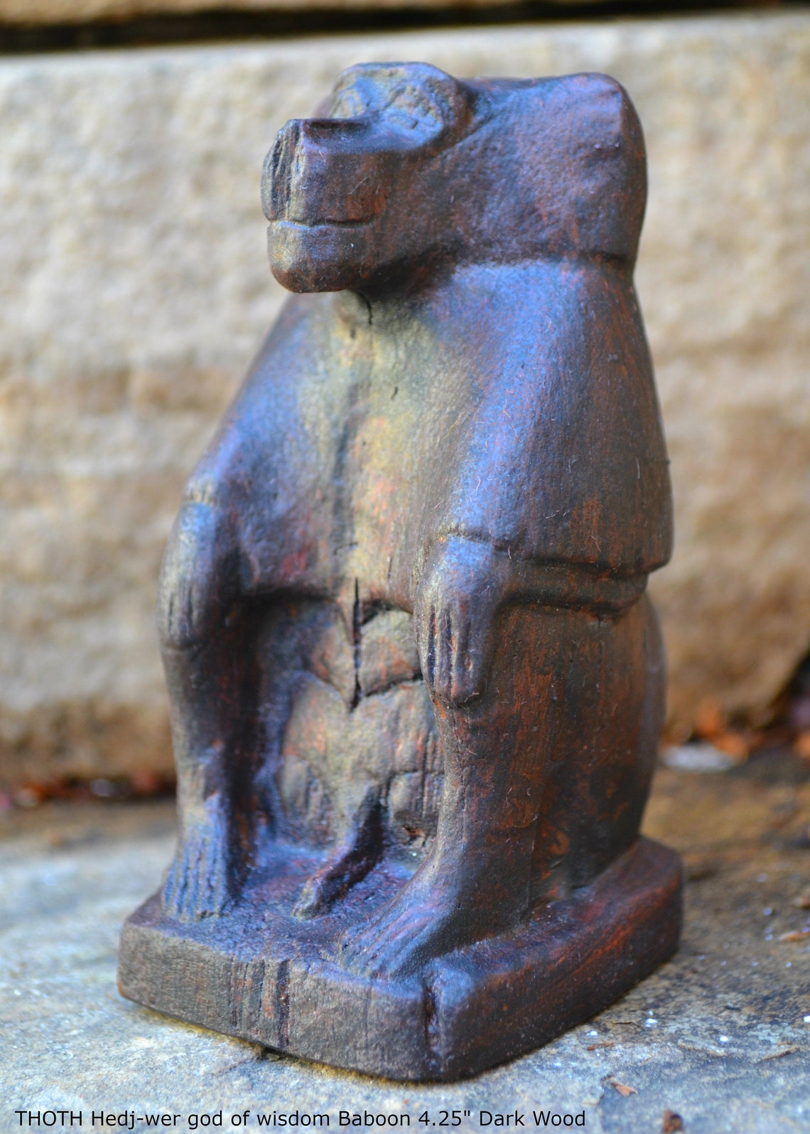 History Egyptian THOTH Hedj-wer God of Wisdom Baboon Sculpture - Etsy