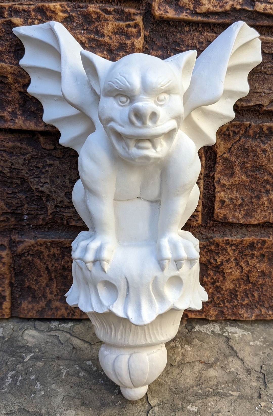 Gargoyle Wall Corbel Grotesque Goblin Sculpture Www.neo-mfg.com Winged ...