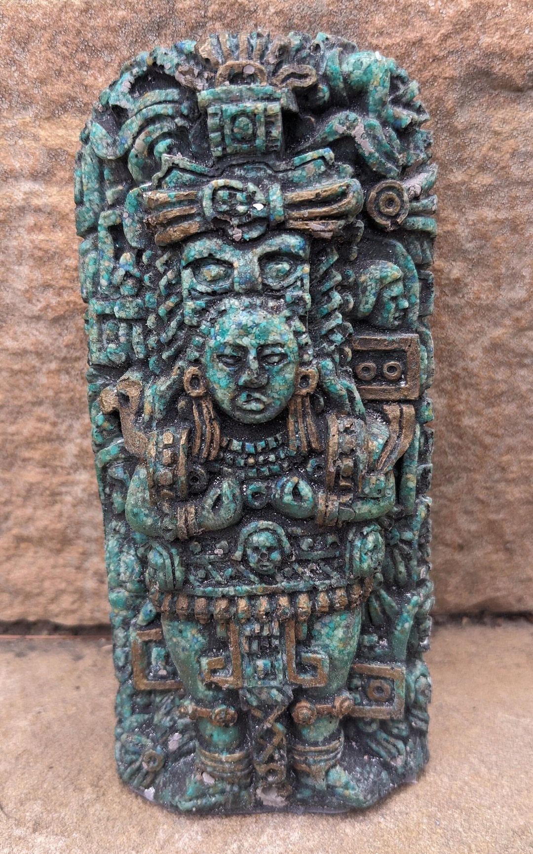 Aztec Maya Mesoamerica Totem Stela Carving Artifact Stelae - Etsy