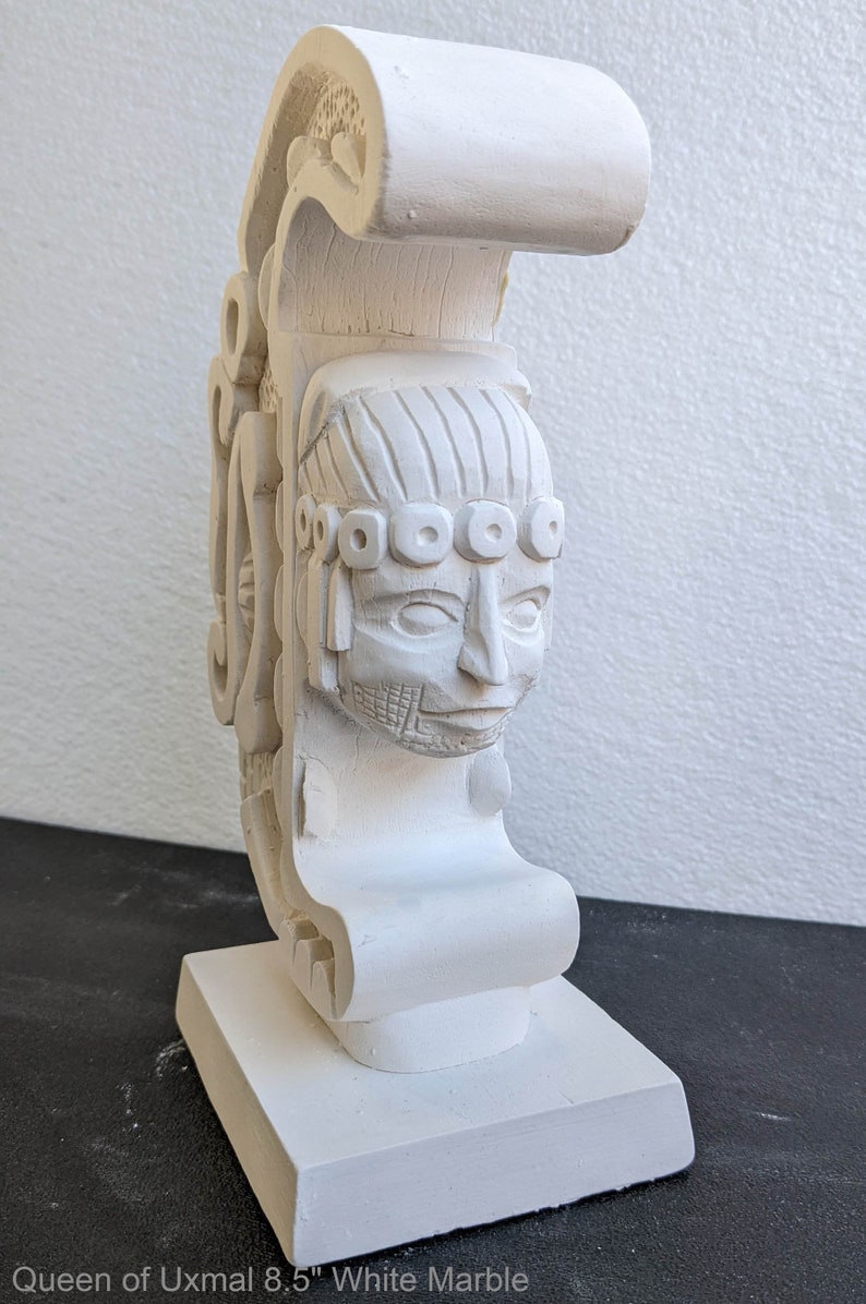 Aztec Mayan Queen of Uxmal Architectural Element Bust Sculpture 8.5 ...