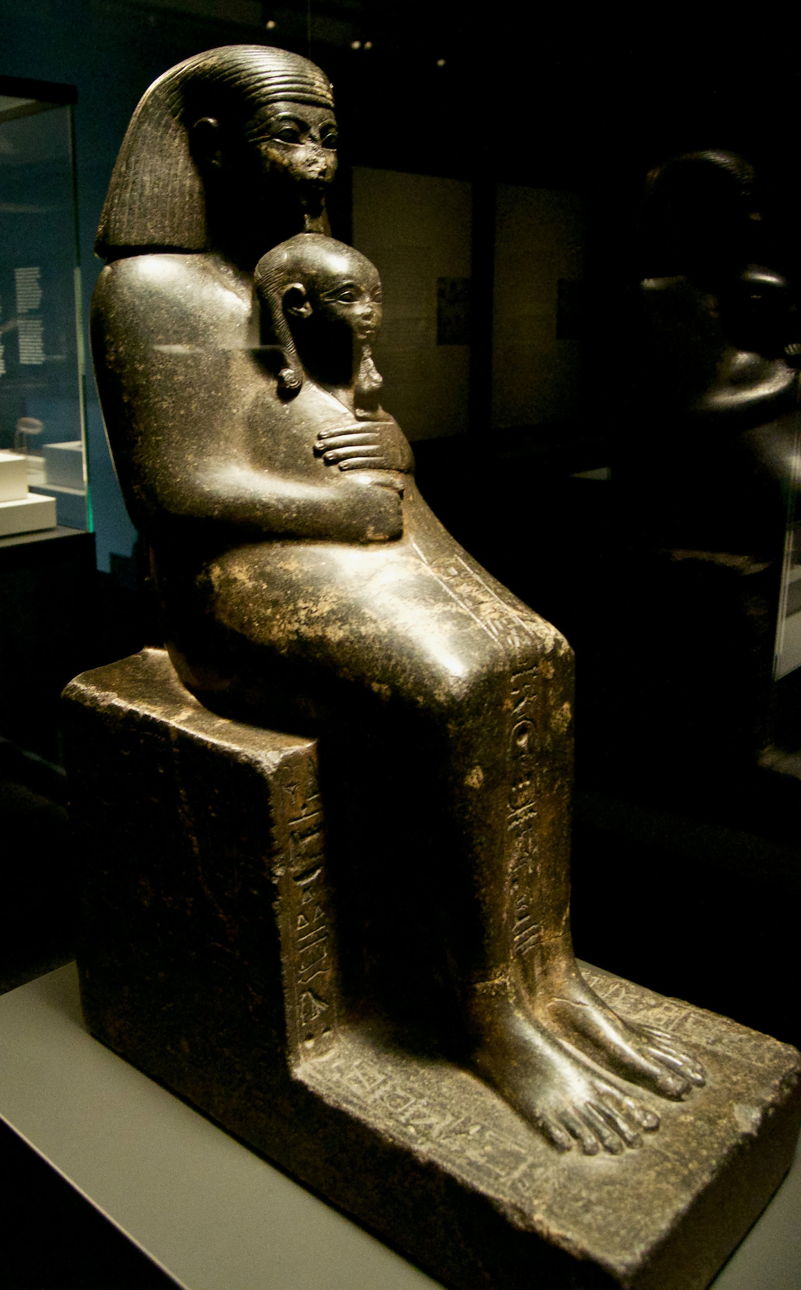 History Egyptian Senenmut Holding Princess Neferure I Artifact - Etsy