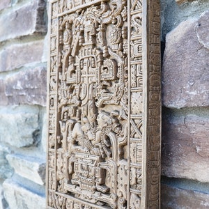 History Aztec Mayan Sarcophagus of King K’inich Janaab’ Pakal Wall ...