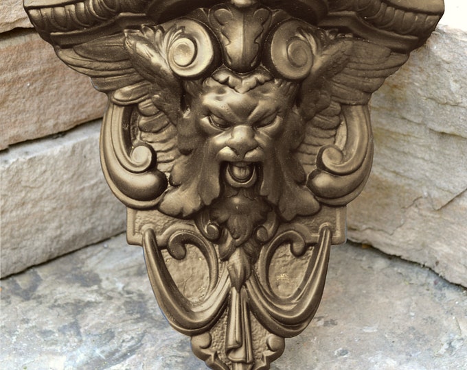 Gargoyle Satyr Wall Shelf Corbel Grotesque Goblin Sculpture | Etsy