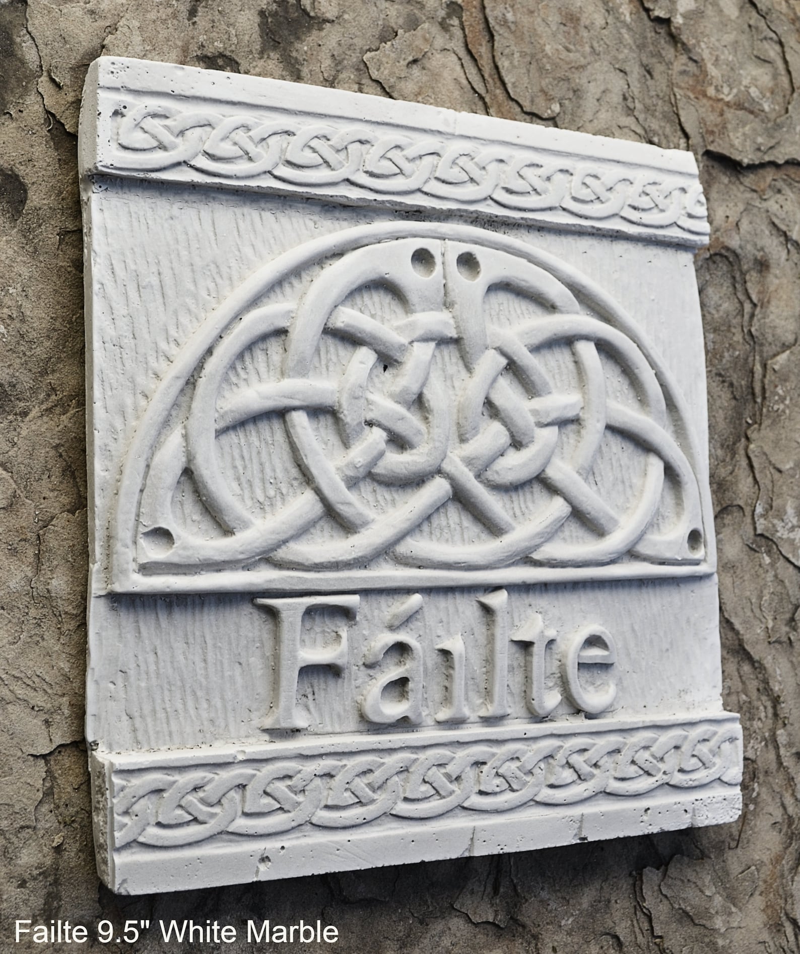 FAILTE Irish WELCOME Ireland Gaelic Celtic Stone Sign Plaque Www.neo-m ...