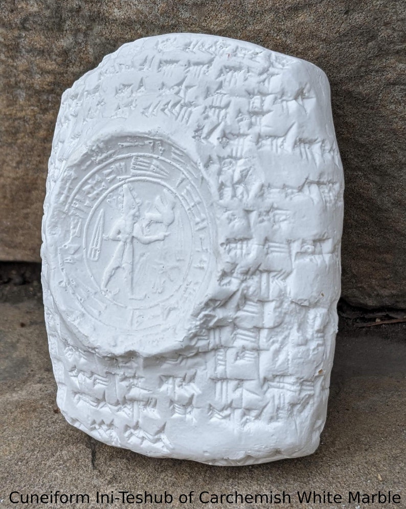 Babylonian Cuneiform Ini-teshub of Carchemish Sculpture Www.neo-mfg.com ...