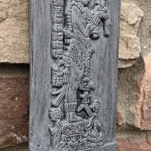 Aztec Mayan Temple Foliated Cross Center Left K'inich Kan Bahlam II ...