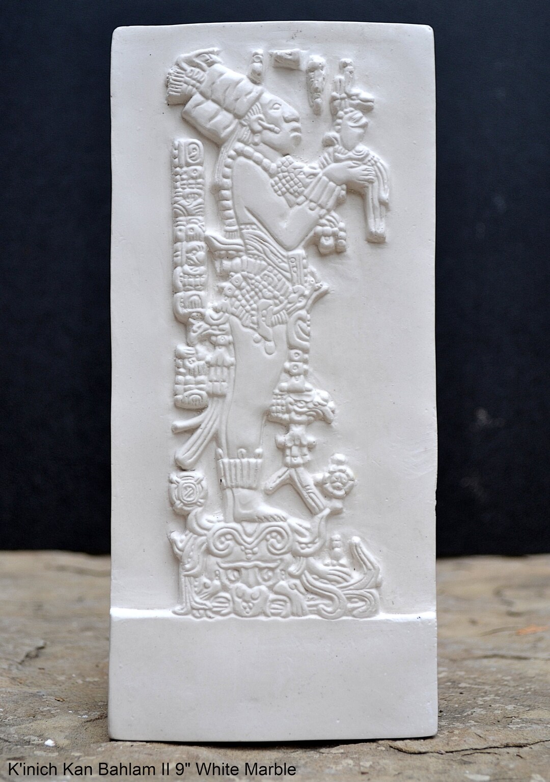 Aztec Mayan Temple Foliated Cross Center Left K'inich Kan Bahlam II ...