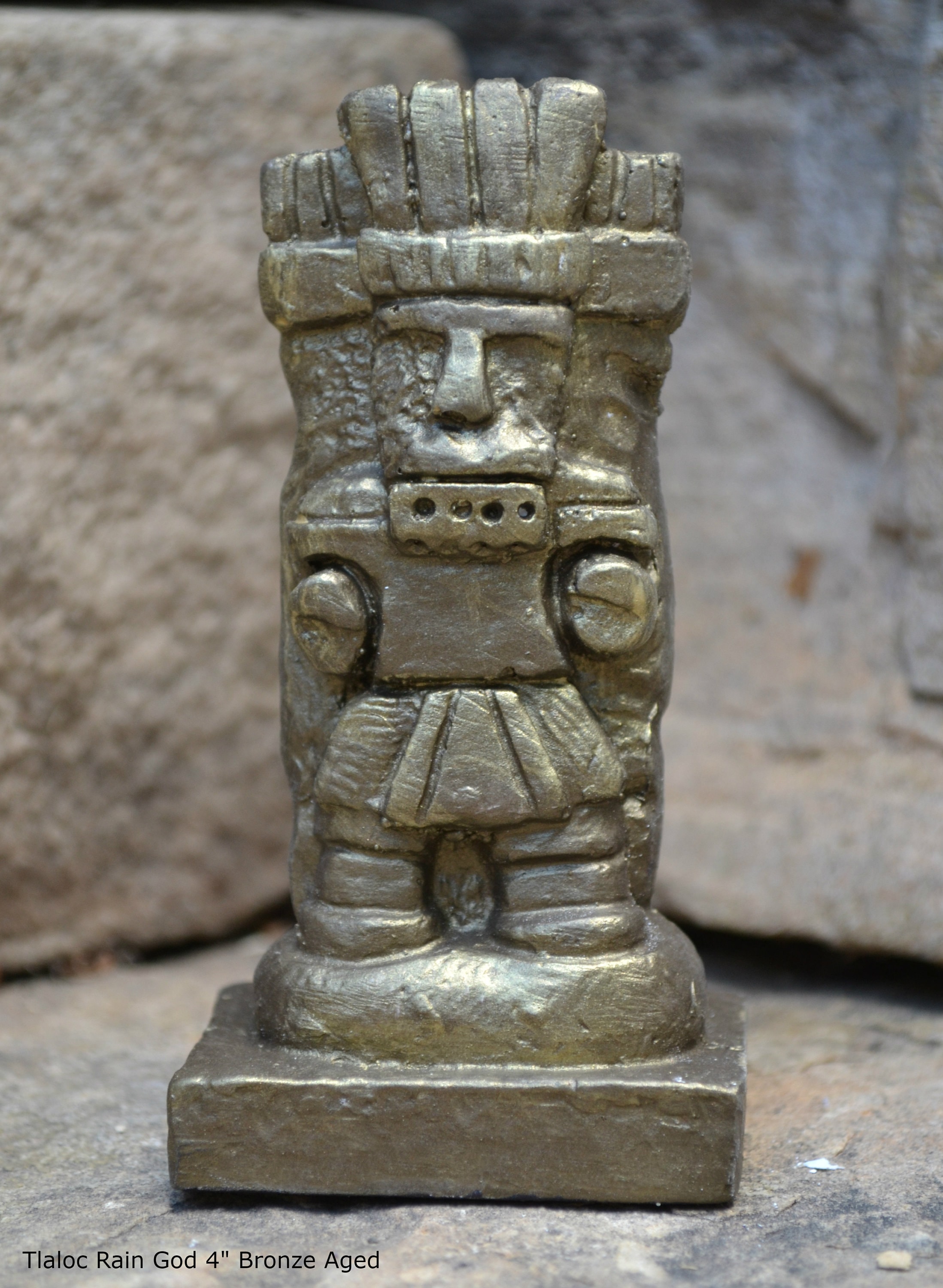 Tlaloc Aztec God Statue